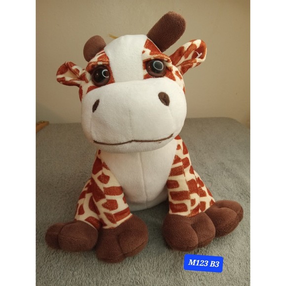 Unbranded | Toys | Giraffe Brown Cream Plush Stuffed Animal Big Eyes 1 ...